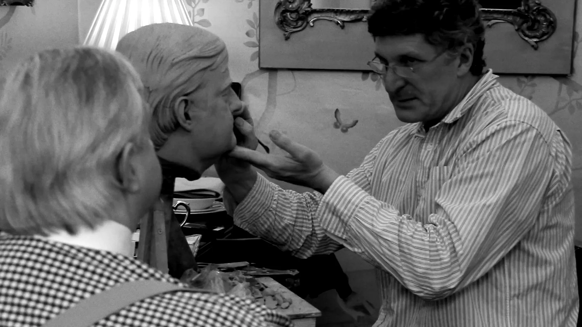 David Morgan-Hewitt being Sculpted by Michael James Talbot at The ...