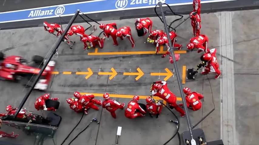 Ferrari F1 Pit Stop Perfection - 480p on Vimeo