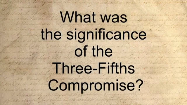 Three Fifths Compromise Map