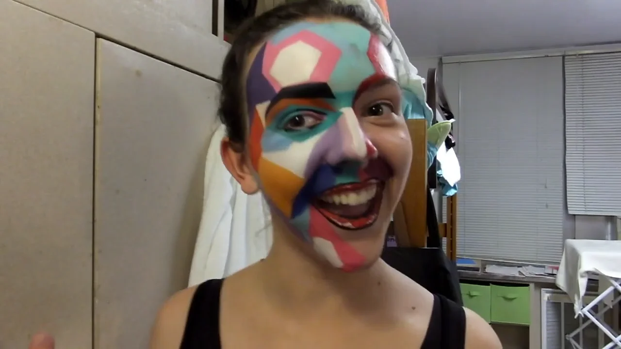 Geometric Face Paint on Vimeo