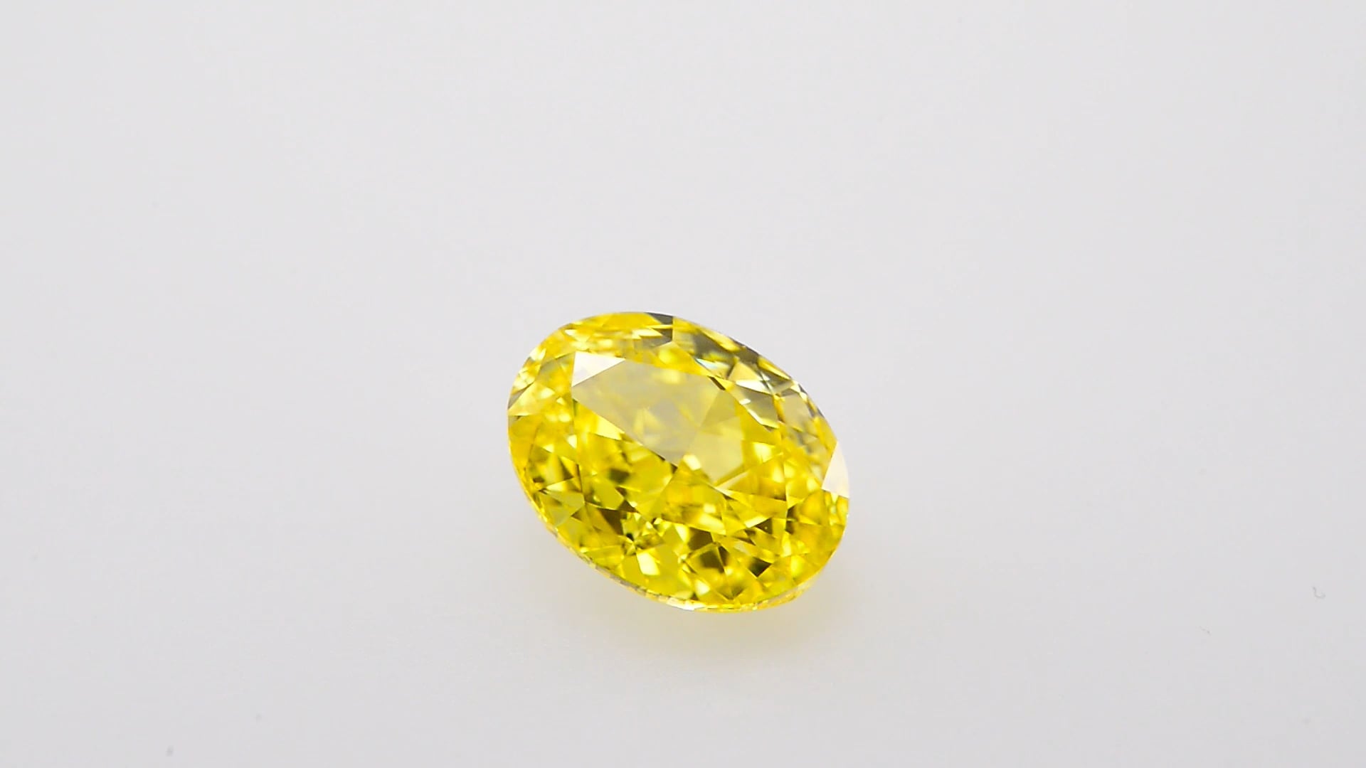 0.70 carat, Fancy Vivid Yellow, Oval Shape, VVS1 Clarity, GIA, SKU ...