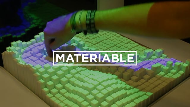 Materiable Tactile Display