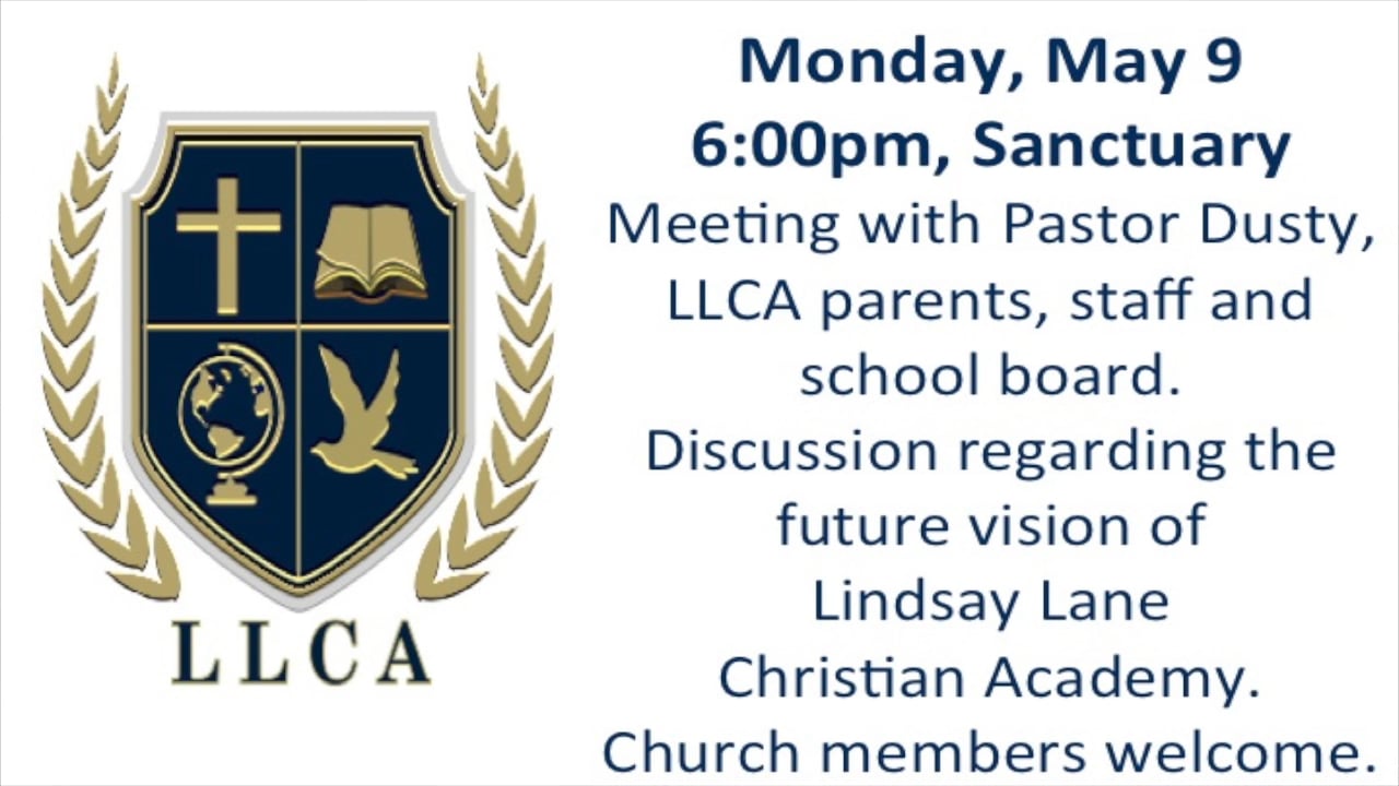 LLCA Announcement on Vimeo