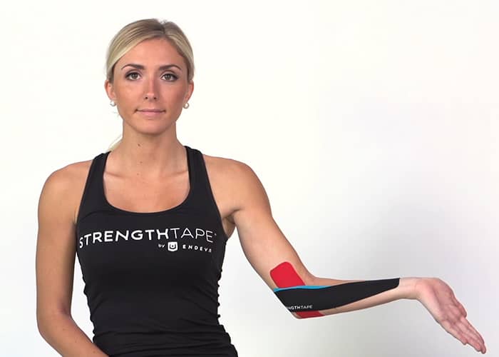 STRENGTHTAPE® | Kinesiology Tape | Golfer's Elbow (Medial Epicondyle) on Vimeo