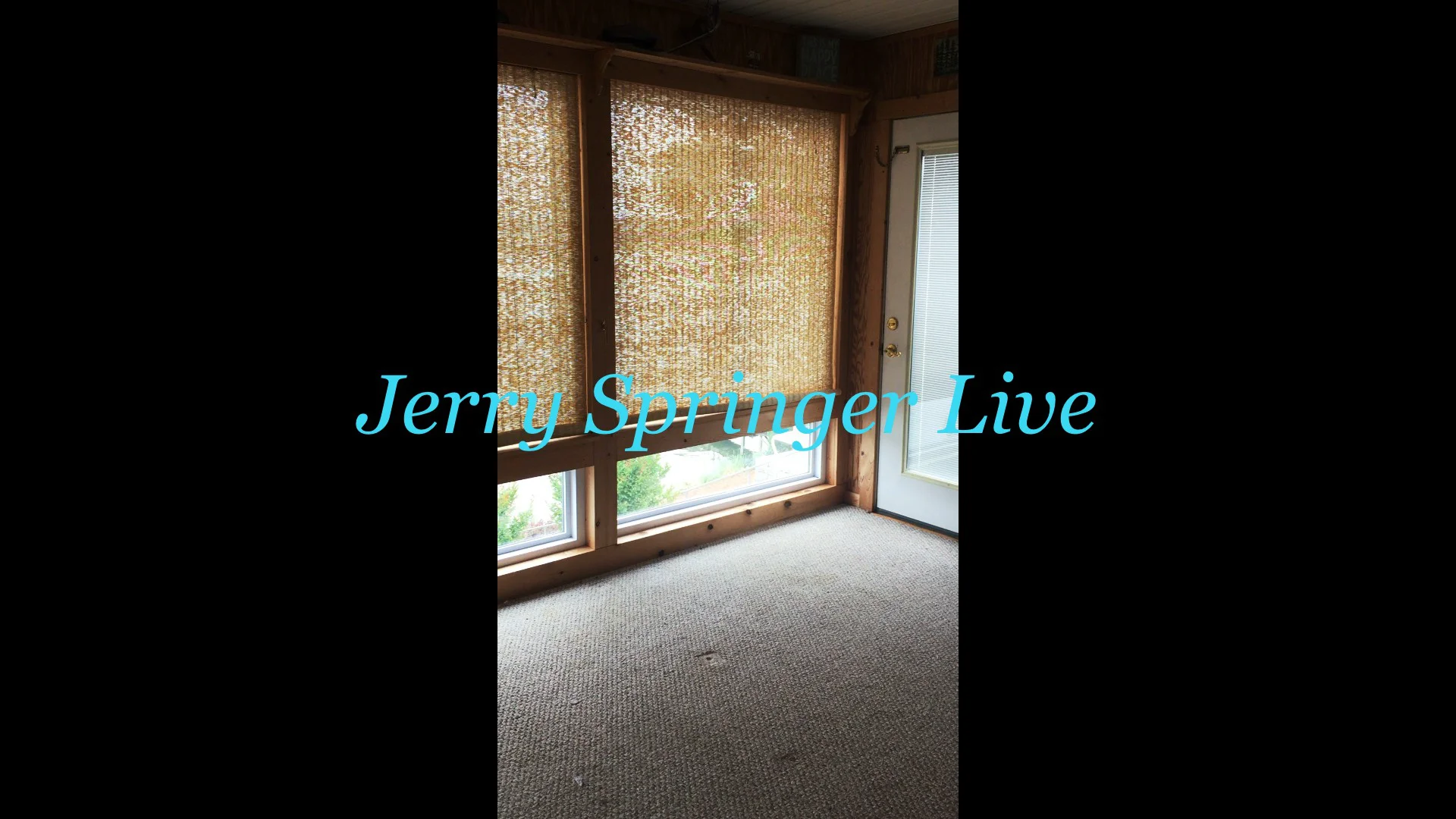 Jerry Springer Live on Vimeo