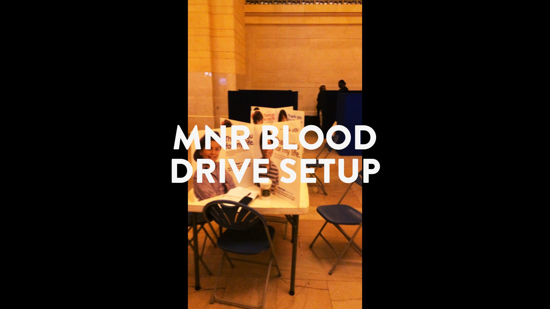 MNR Blood Drive Setup on Vimeo