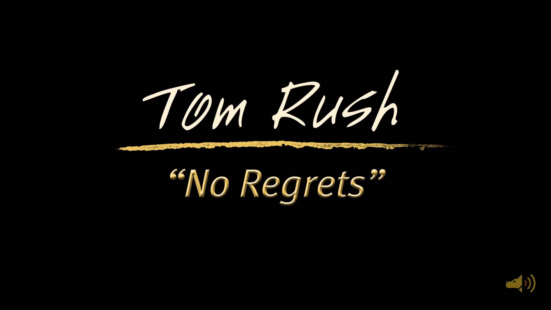 "TOM RUSH: No Regrets" Trailer on Vimeo