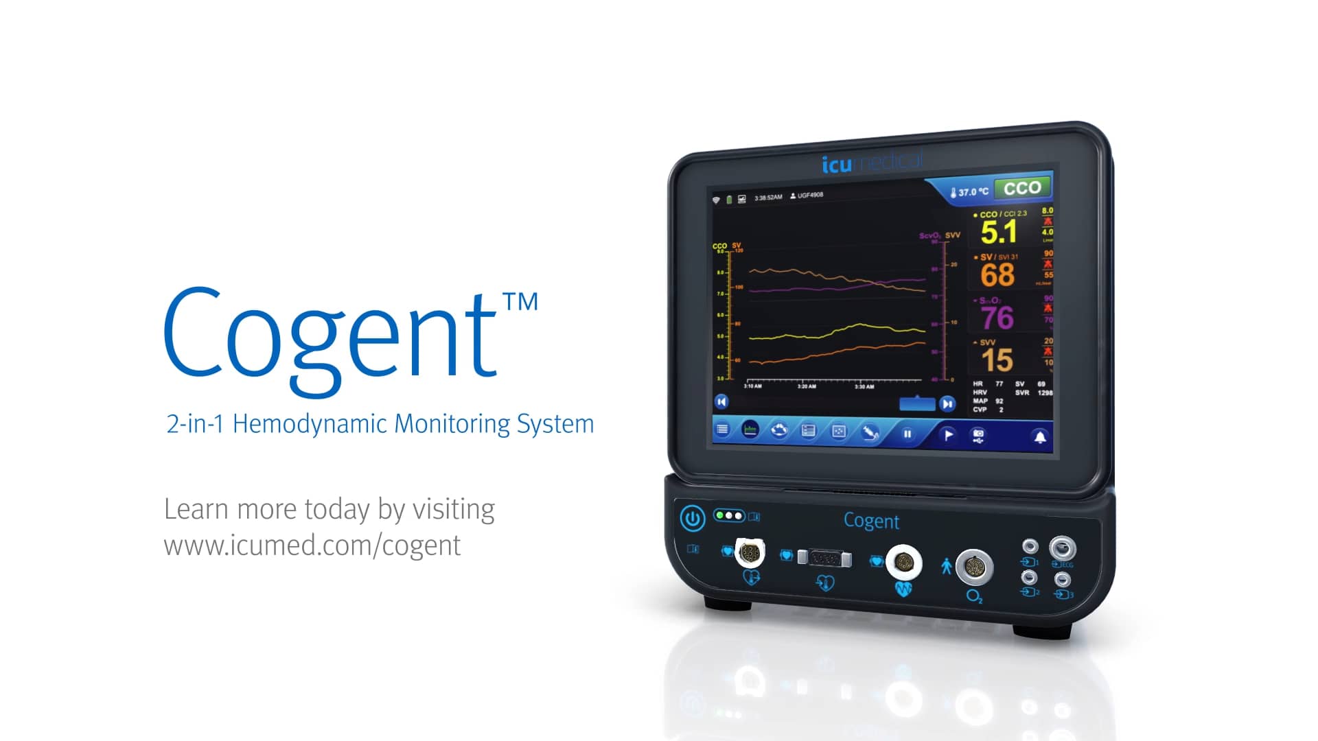 Cogent 2-in-1 Hemodynamic Monitor on Vimeo