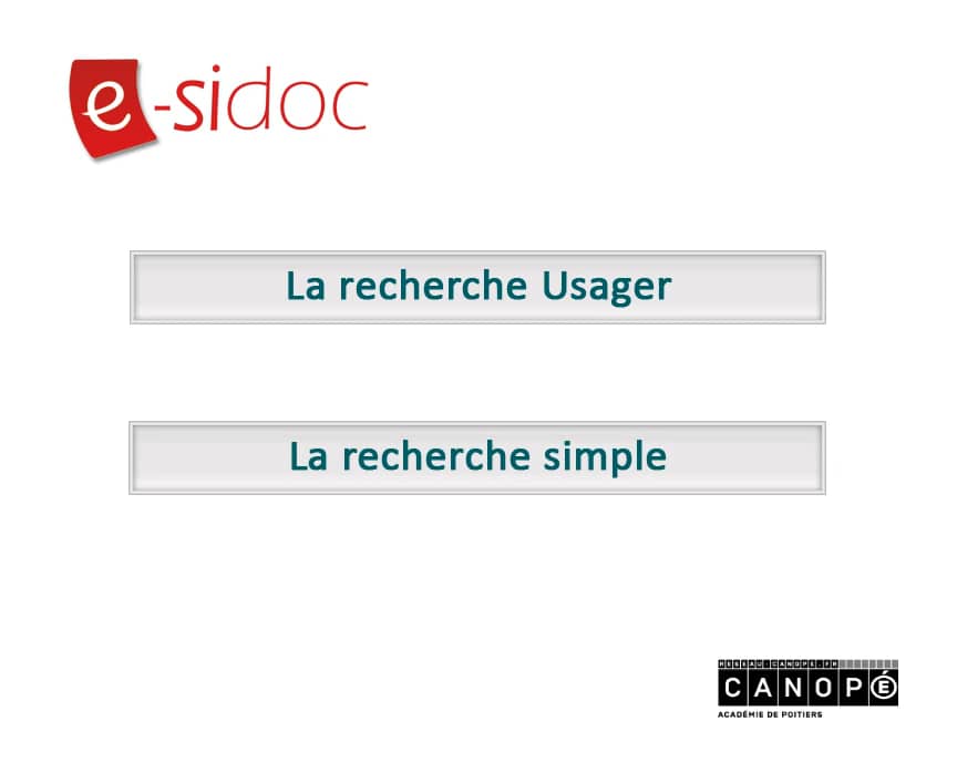 La recherche simple sur e-sidoc on Vimeo