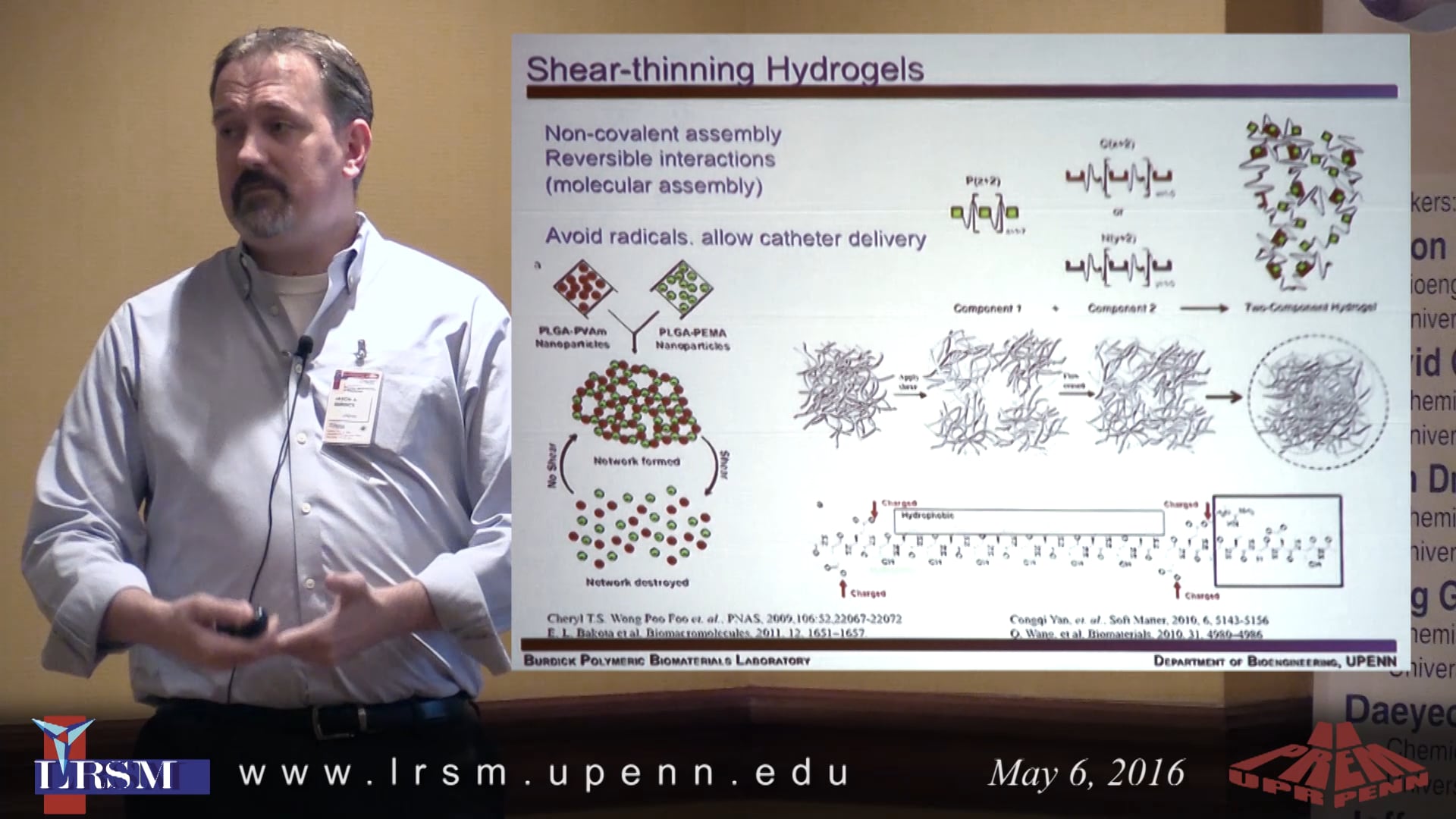 Jason A. Burdick "Engineered Biopolymer Hydrogels for Biomedical ...