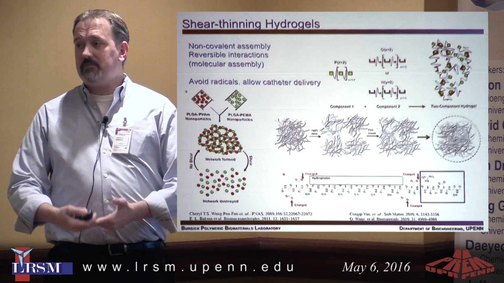 Jason A. Burdick "Engineered Biopolymer Hydrogels for Biomedical ...