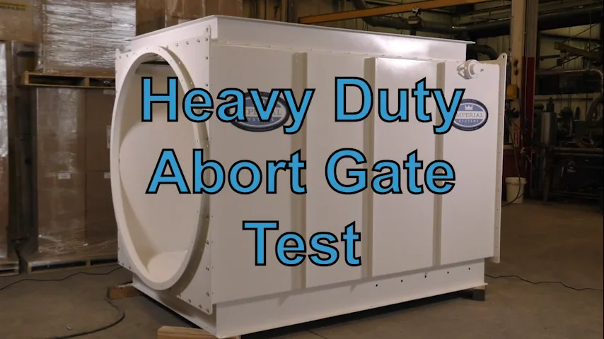 Heavy Duty Abort Gate Test on Vimeo