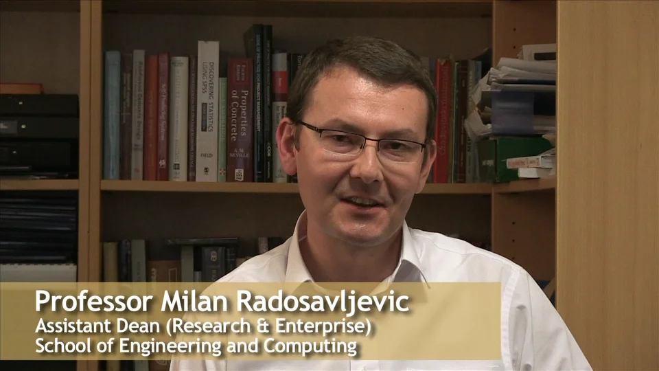 Professor Milan Radosavljevic, Assistant Dean (Research and Enterprise ...