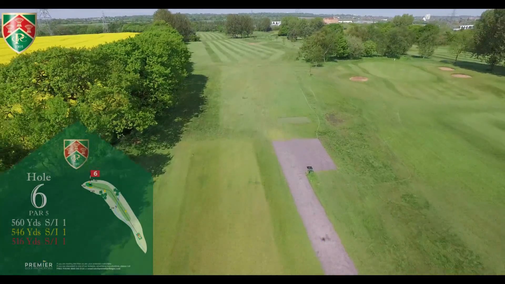 Prenton Golf Course 18 Hole Flyover - Prenton Golf Course Hole 06 on Vimeo
