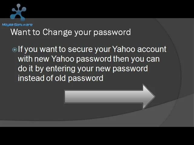 Yahoo change and reset password help on Vimeo
