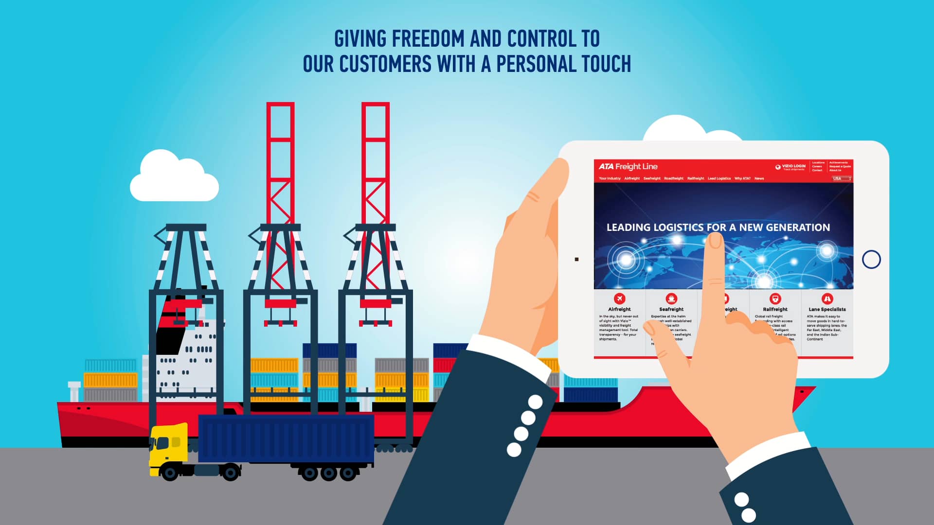 ATA FREIGHT LINE - Infographic Introductory Animation on Vimeo