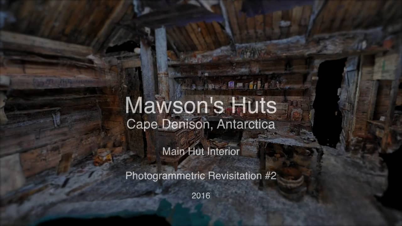 Mawson's Huts, Cape Denison, Antarctica - Photogrammetric Revisitation ...
