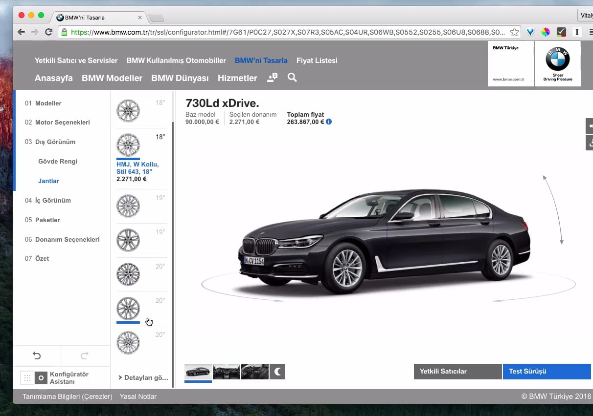 Responsive BMW Car Configurator on Vimeo