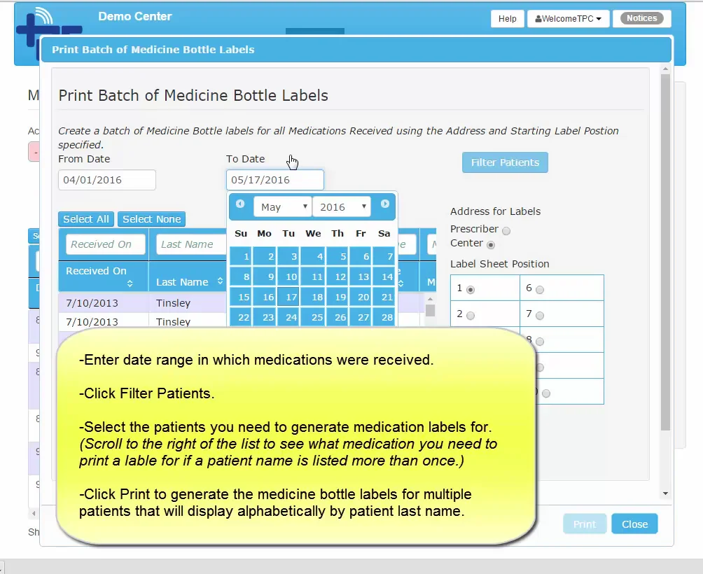 How To Videos - How to Print Medication Bottle Labels in Batch on Vimeo