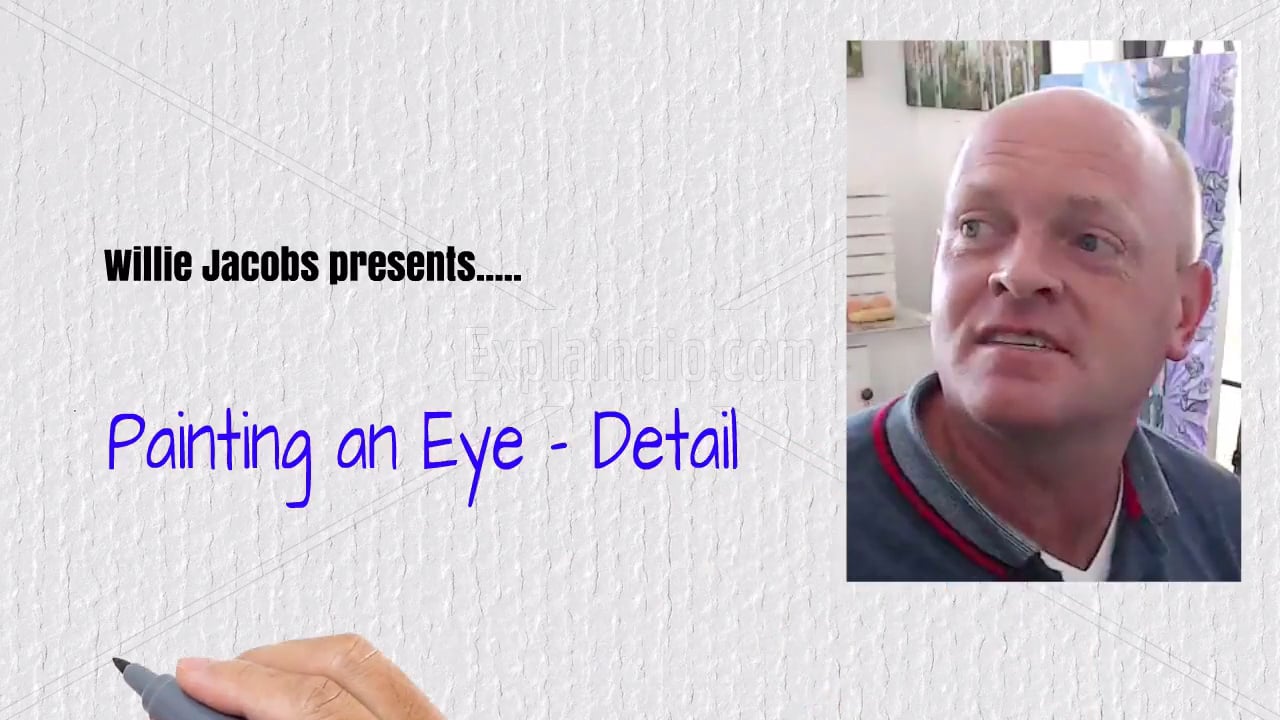 Willie Jacobs - Painting an Eye - Detail on Vimeo
