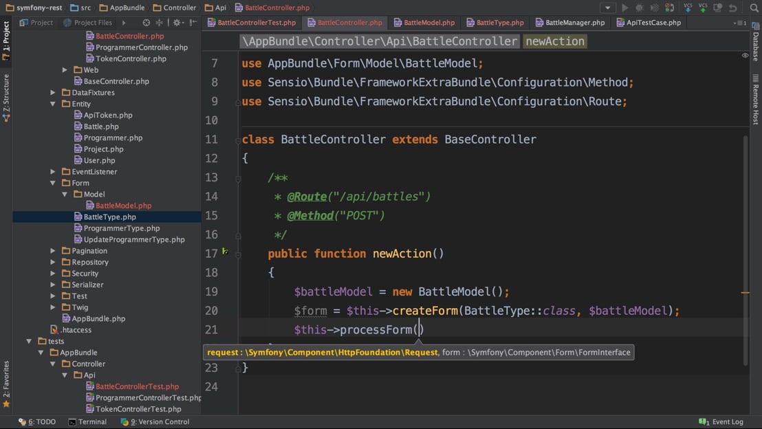 Finishing The Battle Symfony Restful Api Hypermedia Links And Bonuses Course 5 Symfonycasts
