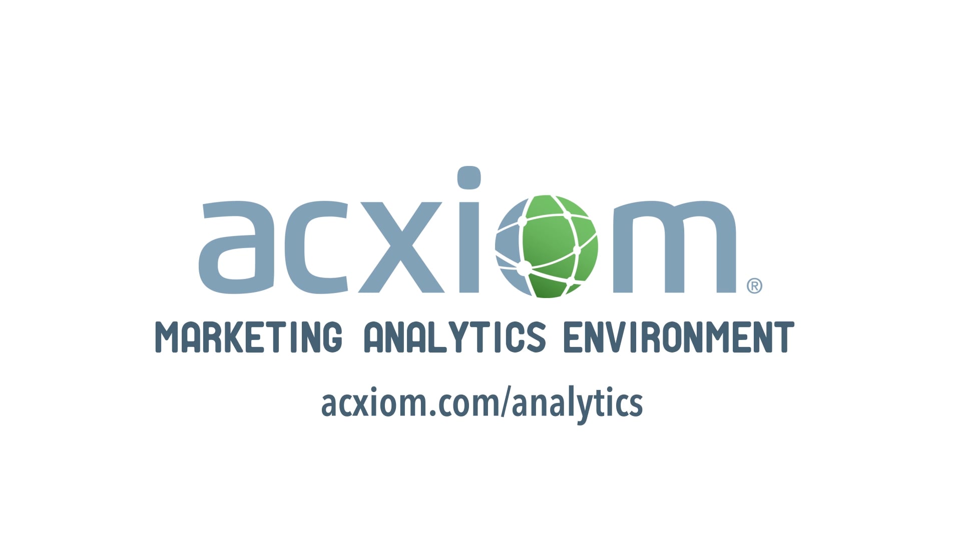 Acxiom Marketing Analytics Environment™ Overview on Vimeo