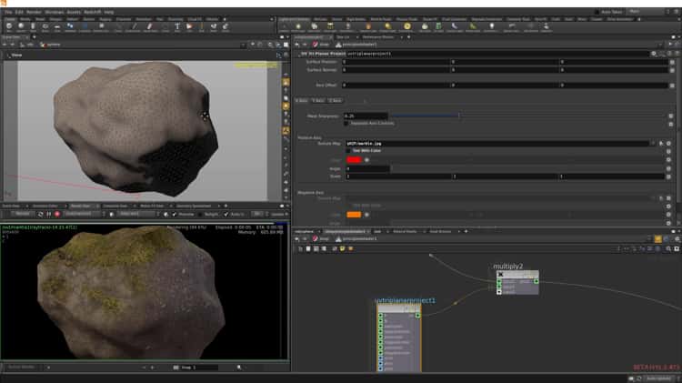 Particle Displacement In Rock
