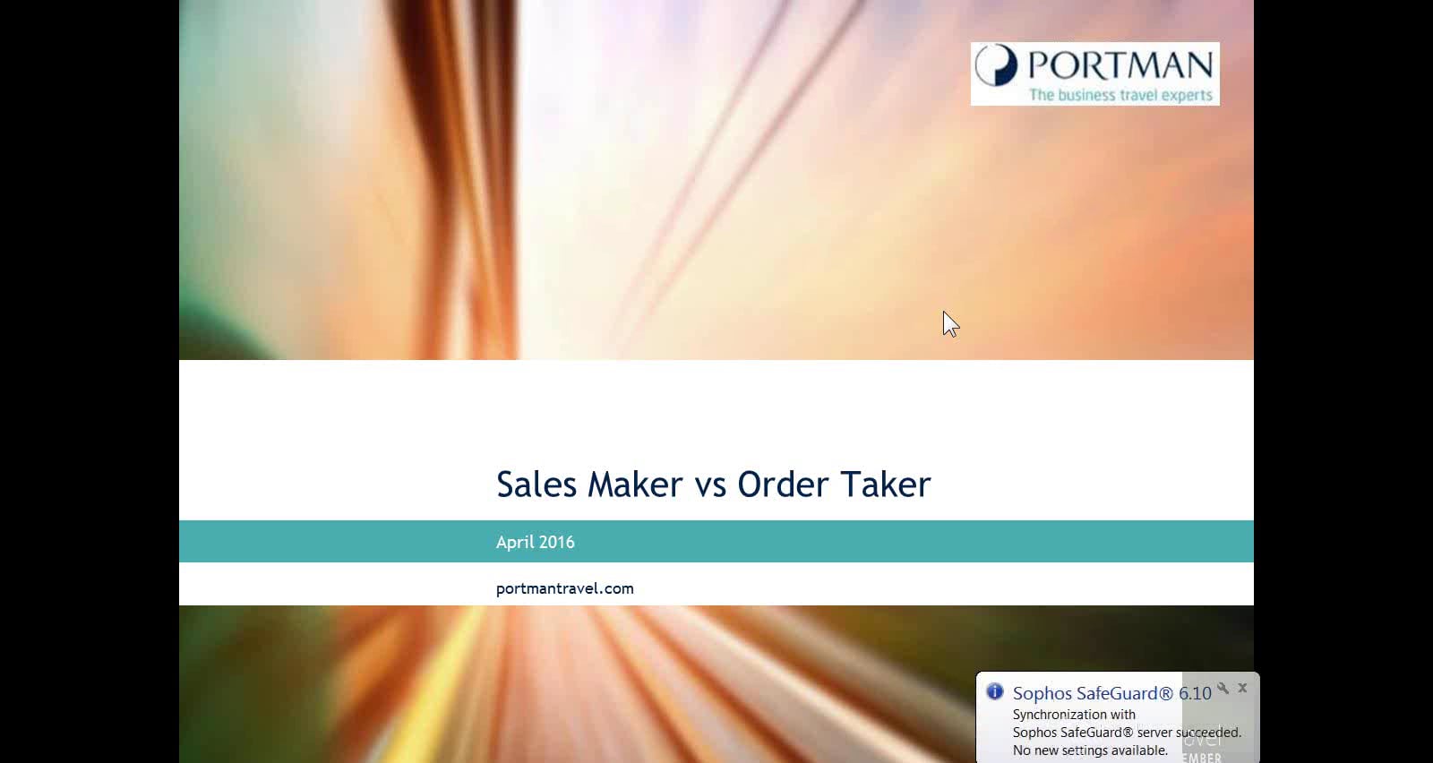 Sales Maker vs Order Taker Recorded Webex on Vimeo