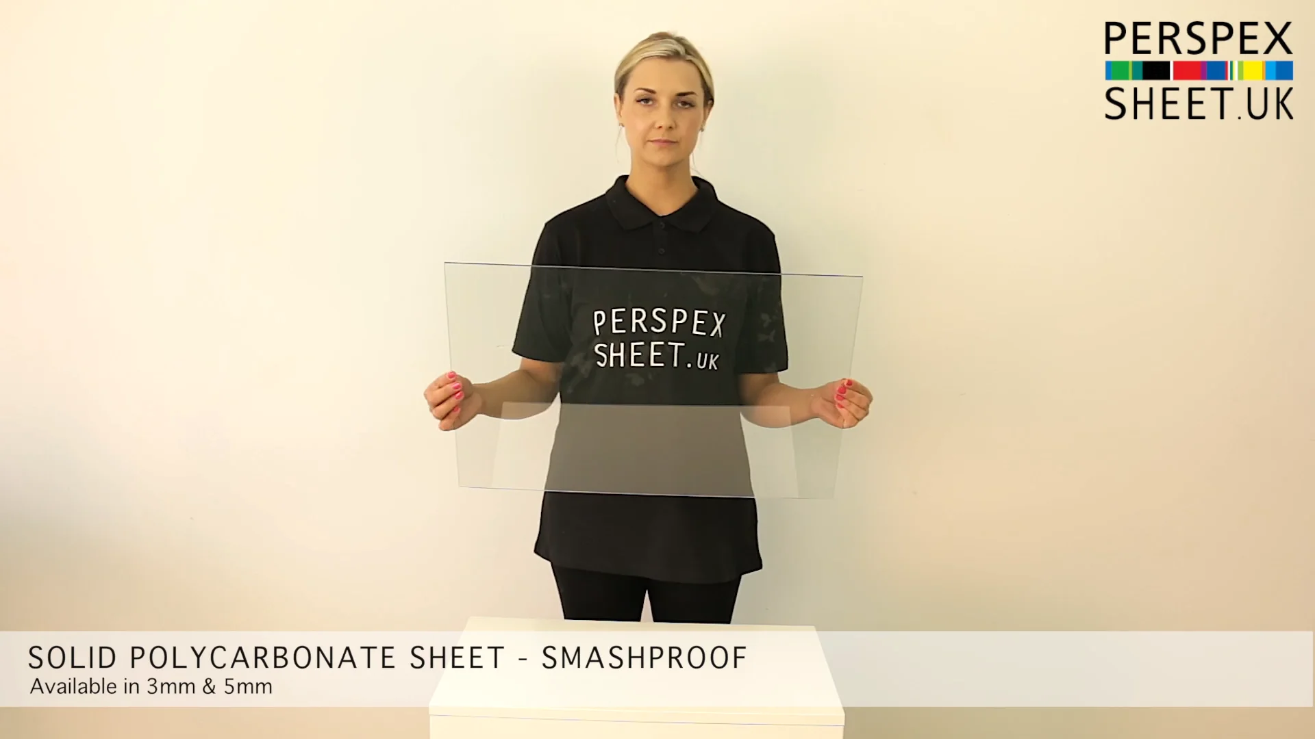 Solid Polycarbonate Sheet Smashproof on Vimeo