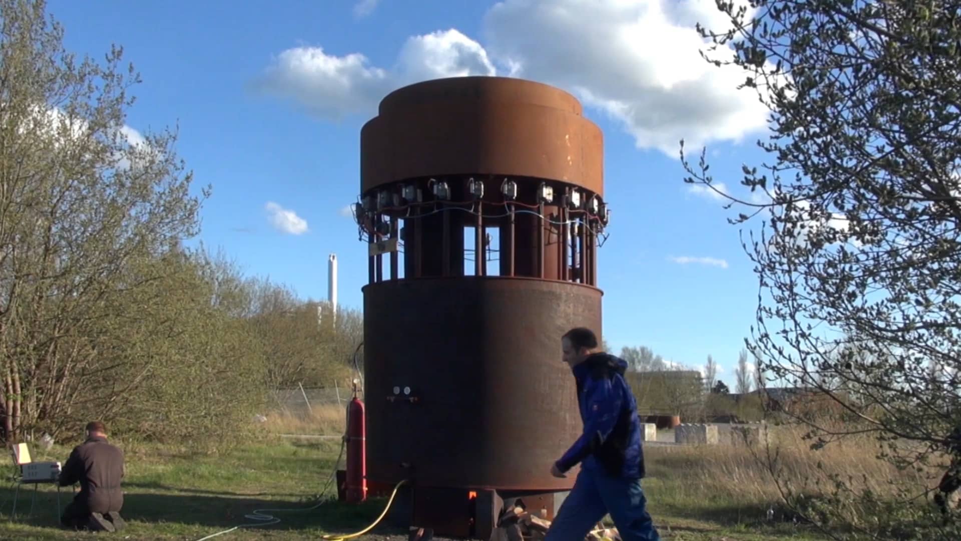 AMAGER WASTE-TO-ENERGY PLANT: Large Steam Ring Generator Test, April ...