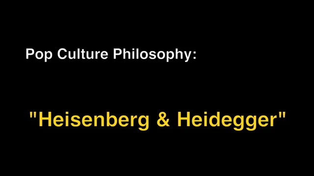 Heisenberg Uncertainty Principle Breaking Bad