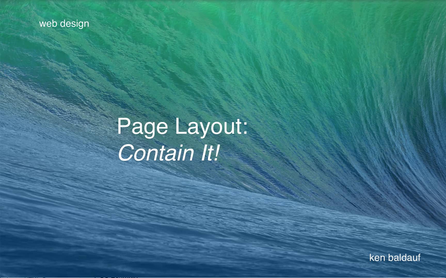Page Layout / Video 2: Contain it! on Vimeo