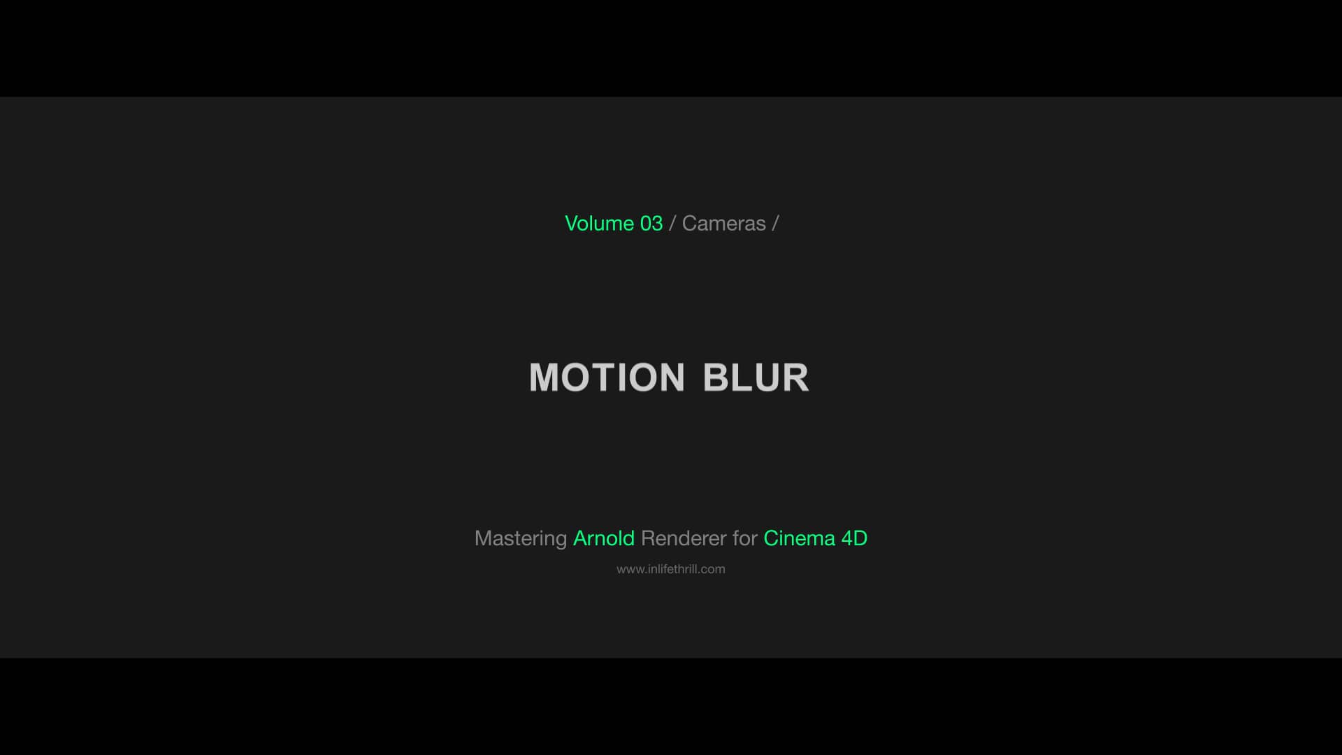 C4DtoA 13 - Motion Blur on Vimeo