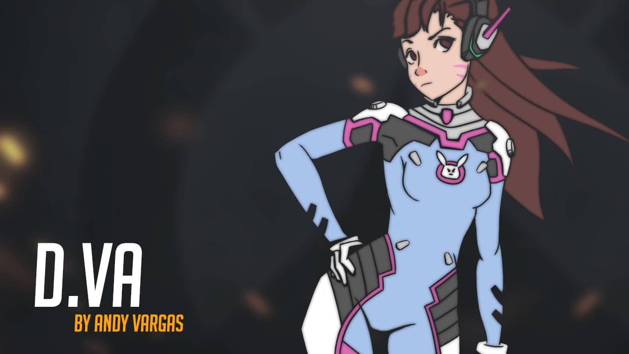 Overwatch DVA Fan Art (ง •̀_•́)ง on Vimeo