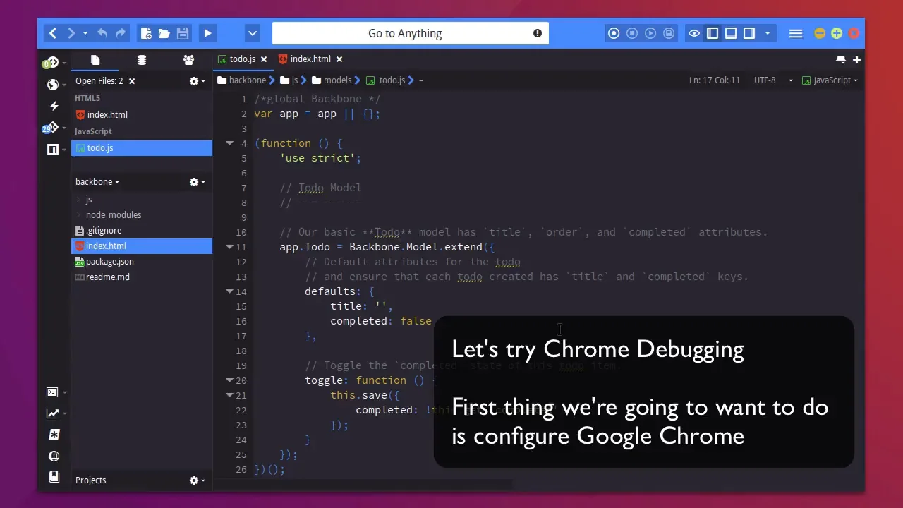 Chrome Debugging in Komodo X, Code and Debug in One Place on Vimeo