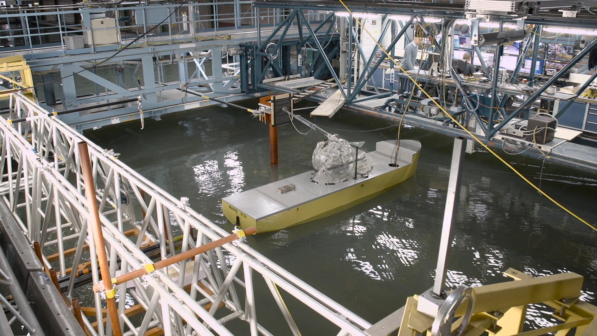 SeaQualizer seakeeping & landing scale model testing @ MARIN on Vimeo