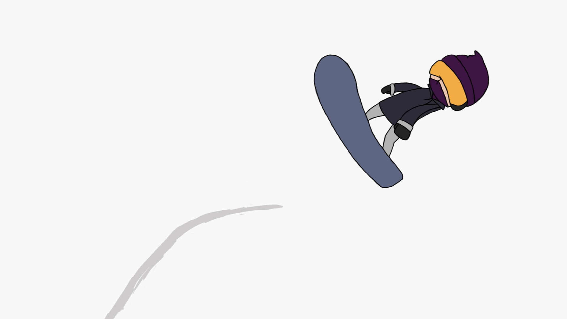 snowboarding loop de loop animation on Vimeo