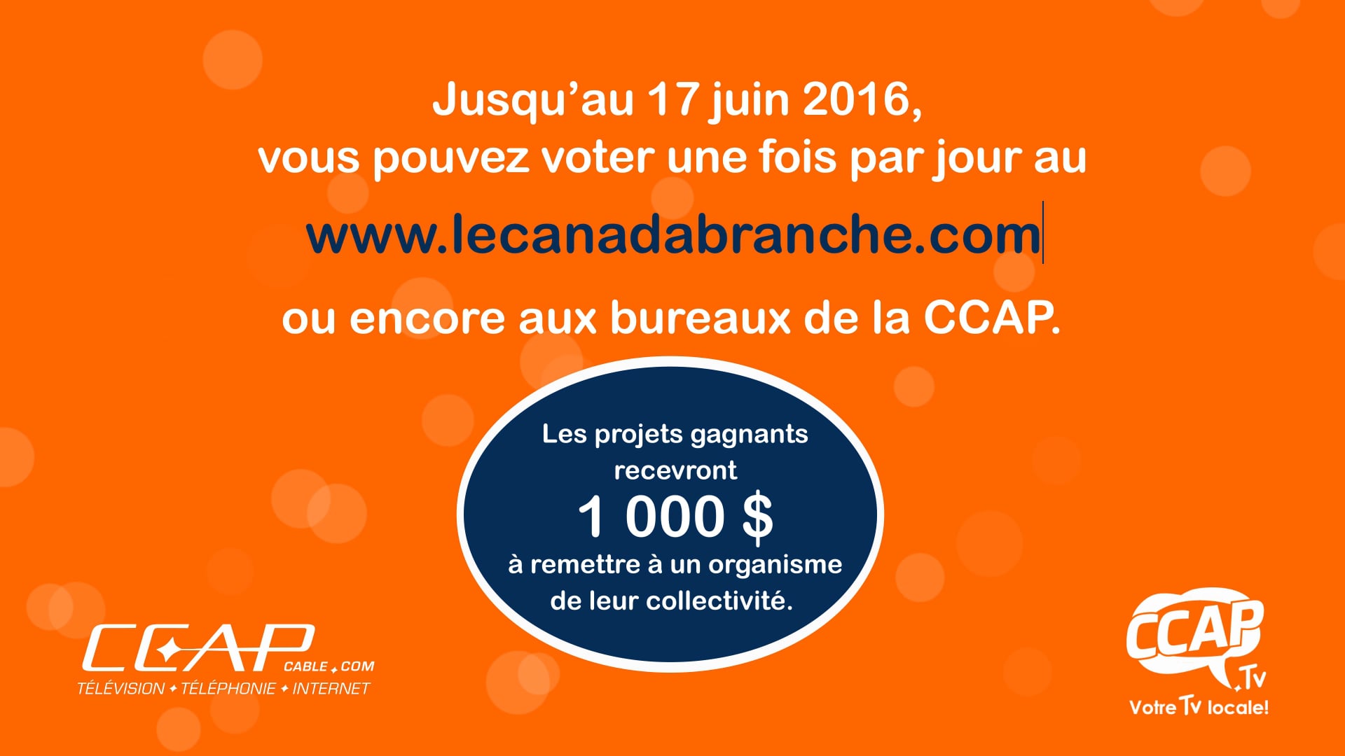LA CCAP ET CCAP.TV FINALISTES AUX PRIX DE LA CCSA - Le vote est ouvert ...