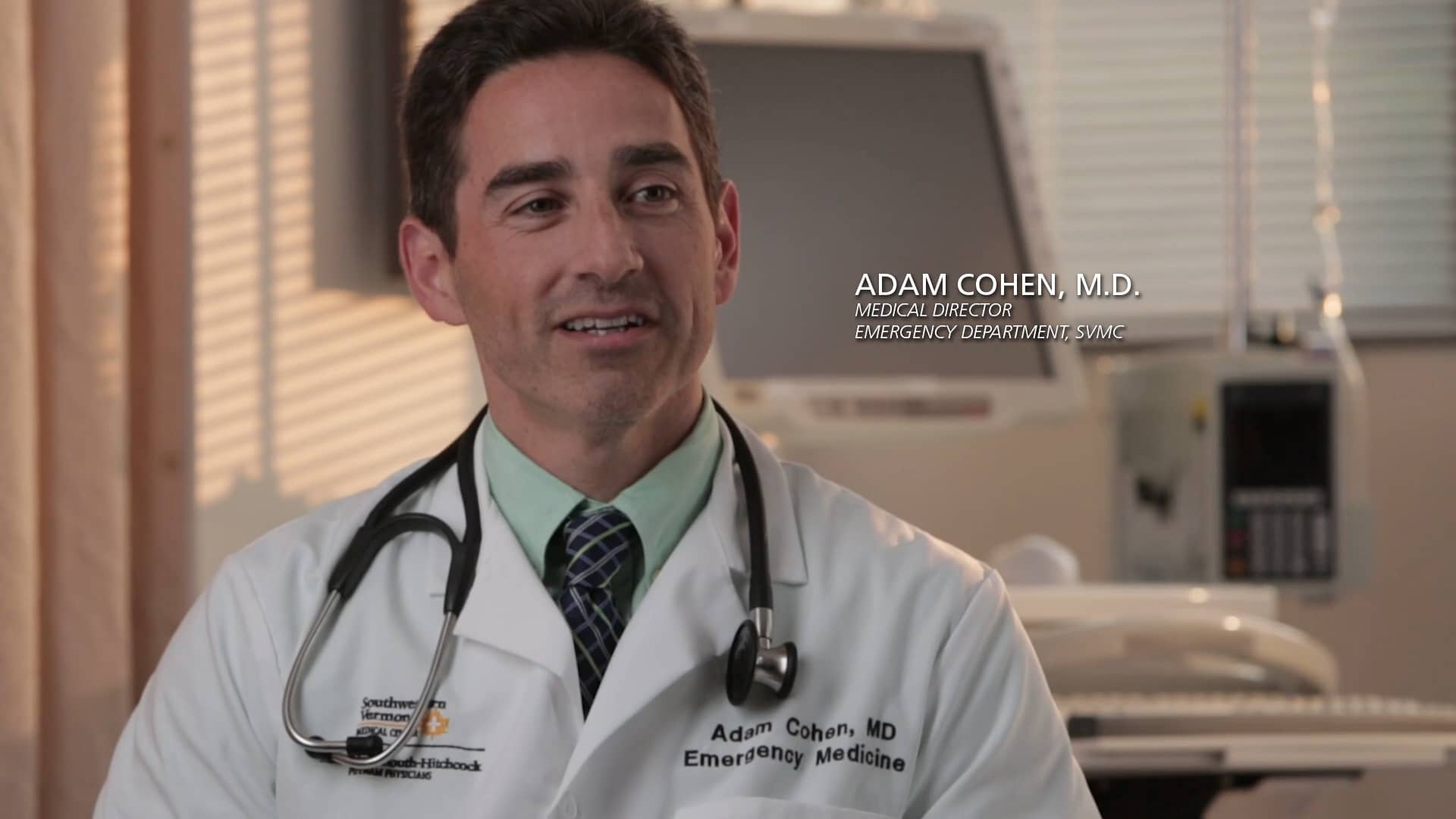 Adam Cohen, MD - Medical Director, SVMC Emergency Department on Vimeo