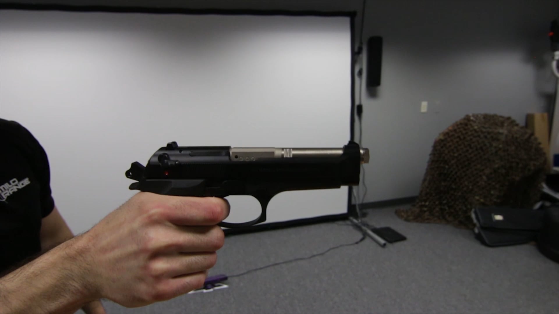 MILO Training Systems Recoil Kit Install- Beretta 92FS-M9 Tetherless on ...