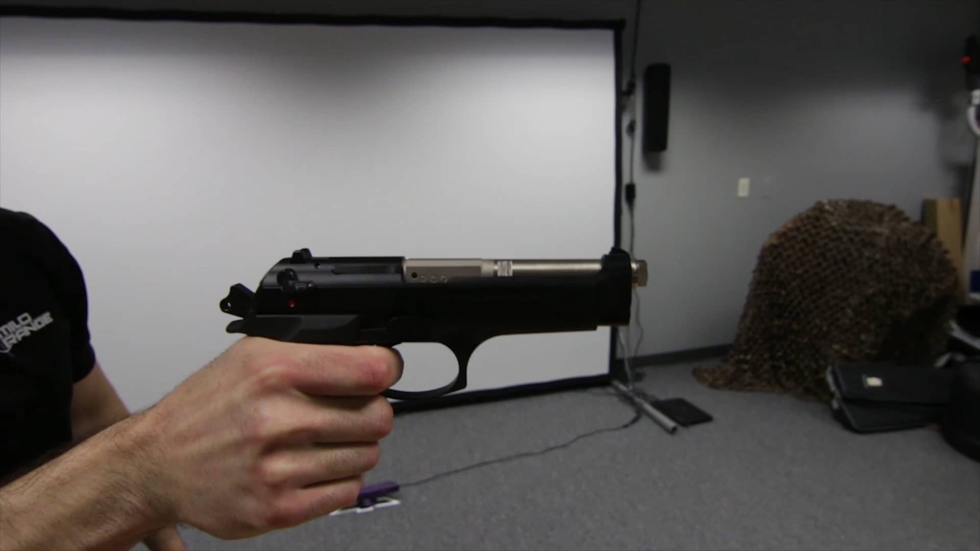 MILO Training Systems Recoil Kit Install- Beretta 92FS-M9 Tetherless on ...