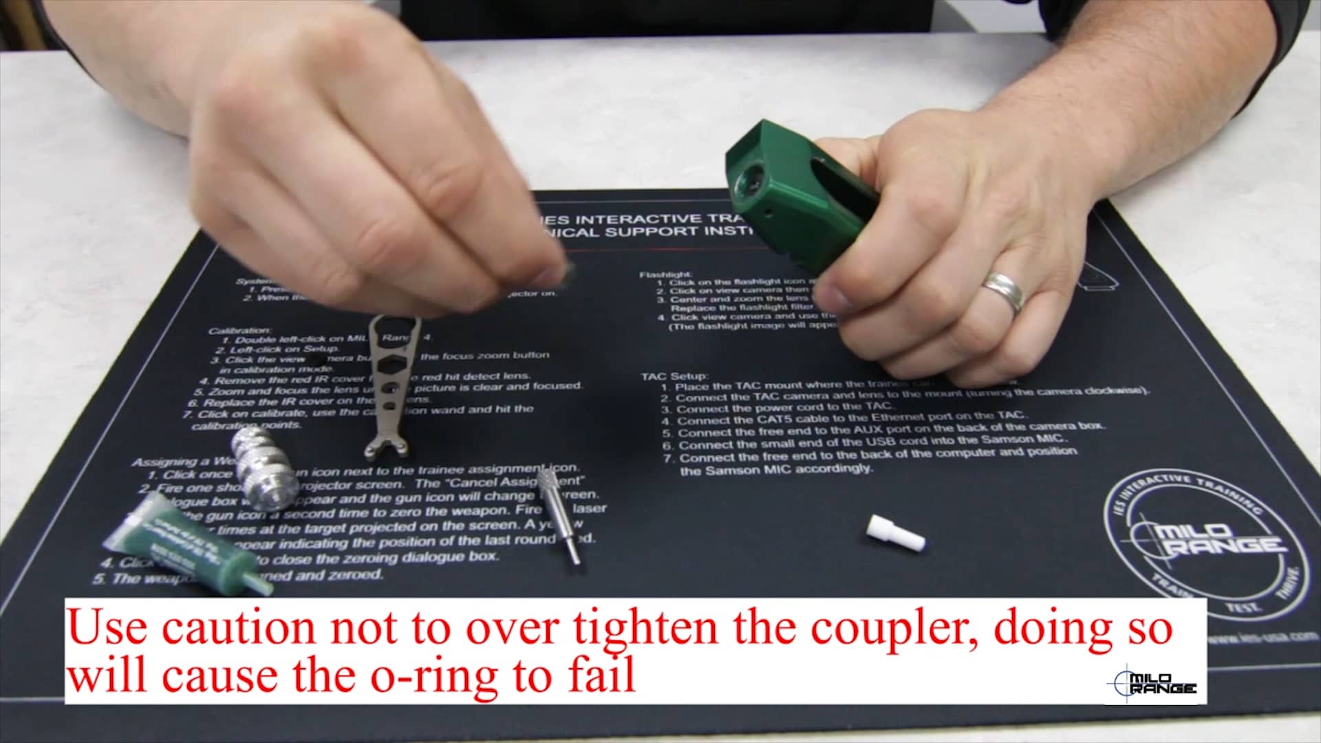 MILO Training Systems Recoil Kit Maintenance - Semi-Auto Pistol on Vimeo