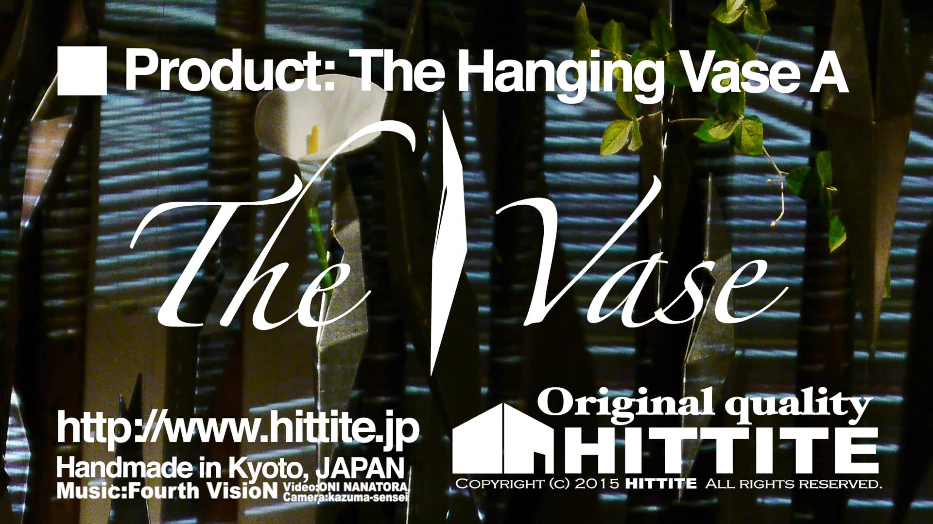 "The Hanging Vase" exhibition@Kyoto, Japan on Vimeo