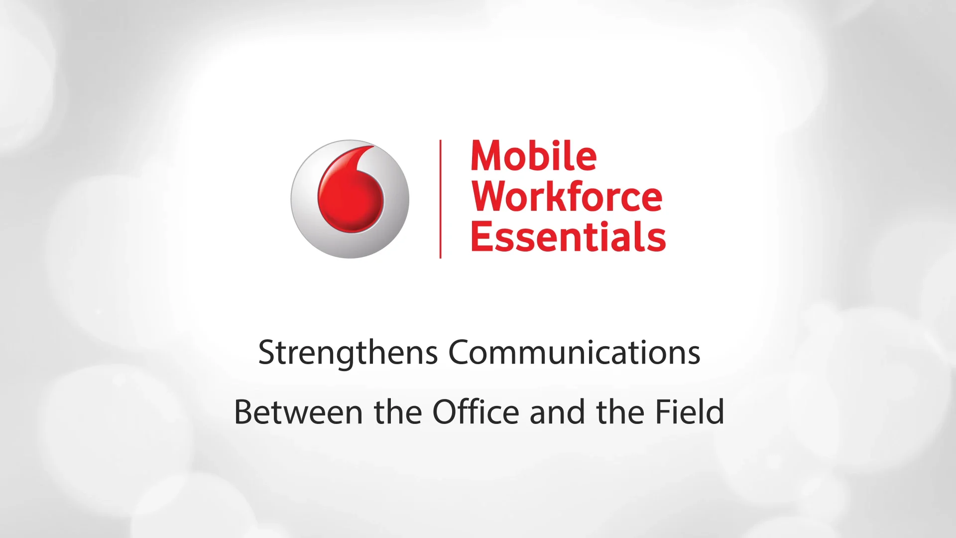 Vodafone Mobile Workforce Essentials on Vimeo