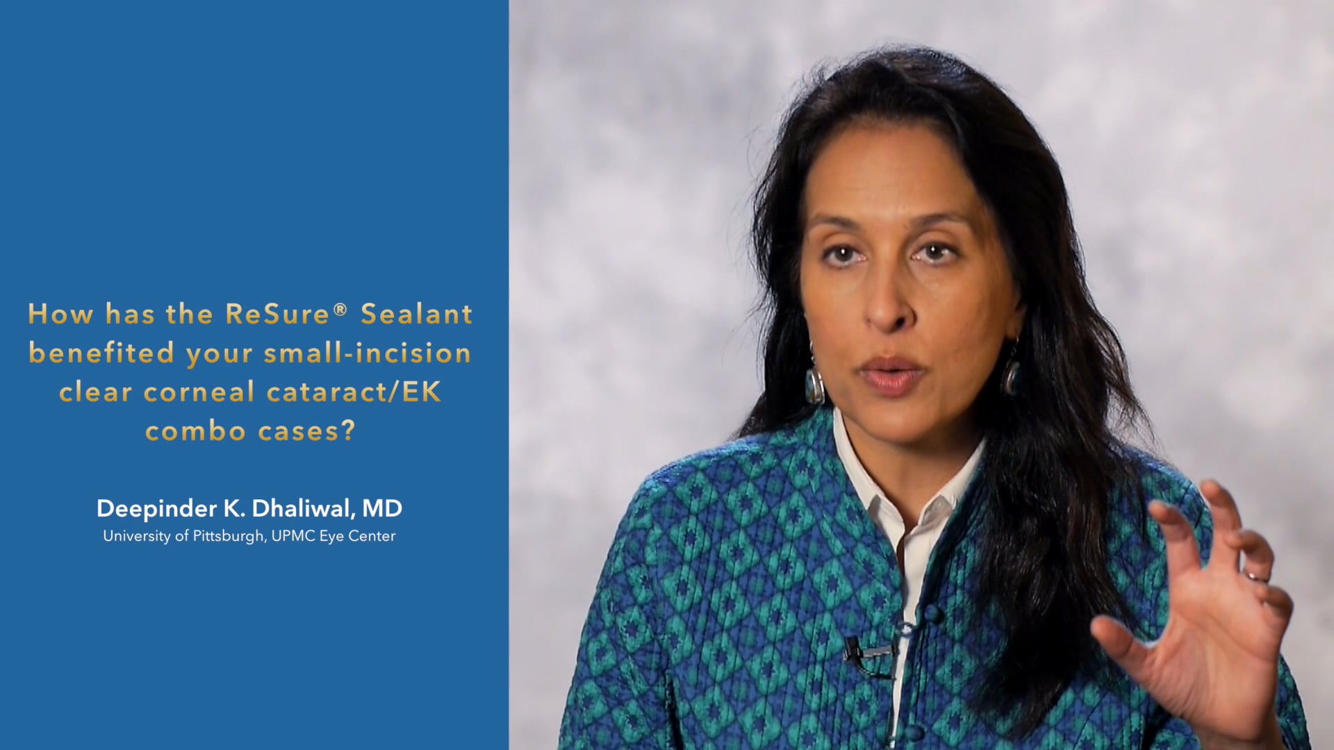 Interview Samples - 003 Q1Q6 Deepinder Dhaliwal MD on Vimeo