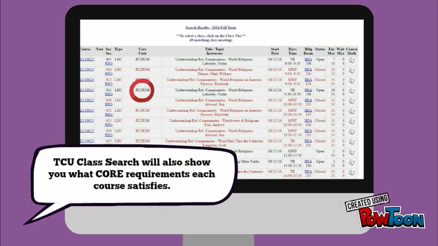 TCU Core Curriculum on Vimeo