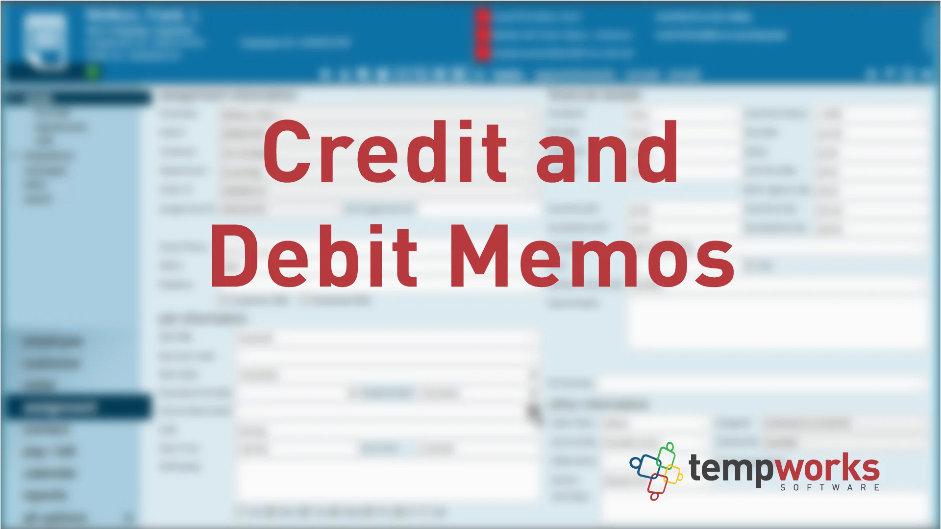 Credit and Debit Memos