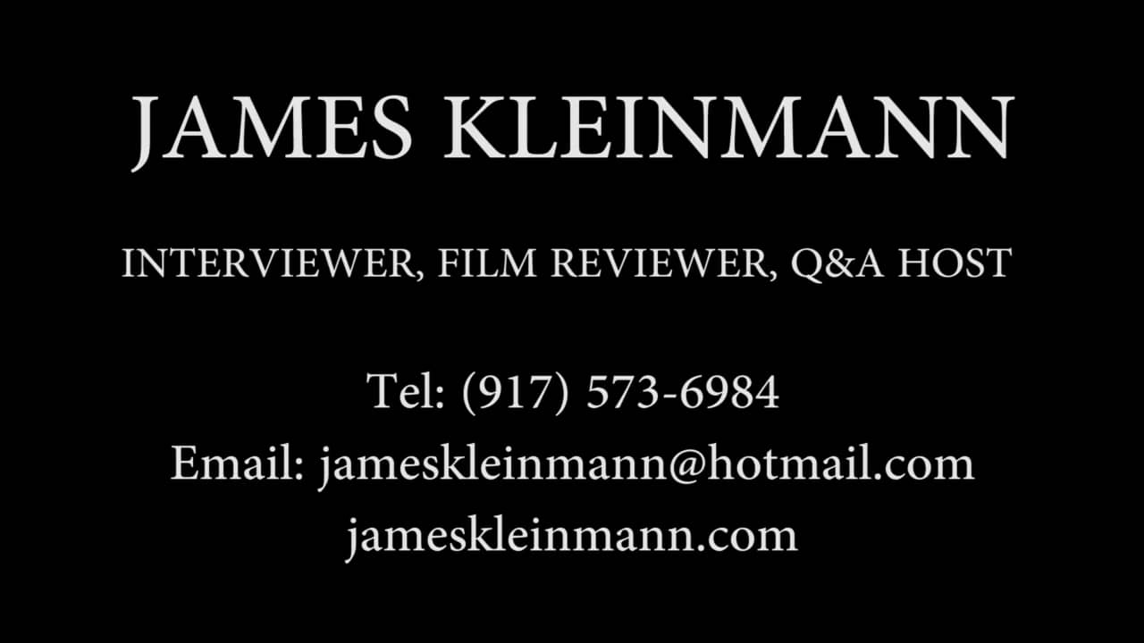James Kleinmann - Interviewer Reel on Vimeo