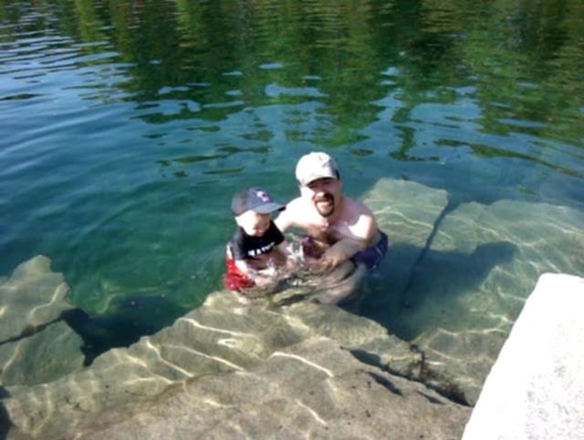 Swimming at Lawson's Quarry, Vinalhaven, Part II on Vimeo