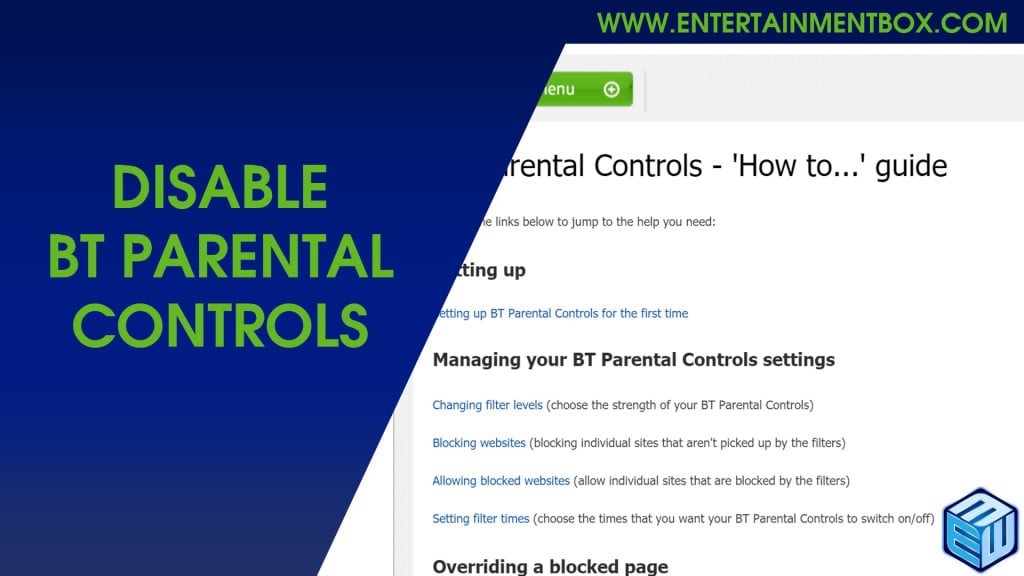 How To Disable BT Parental Controls Android on Vimeo